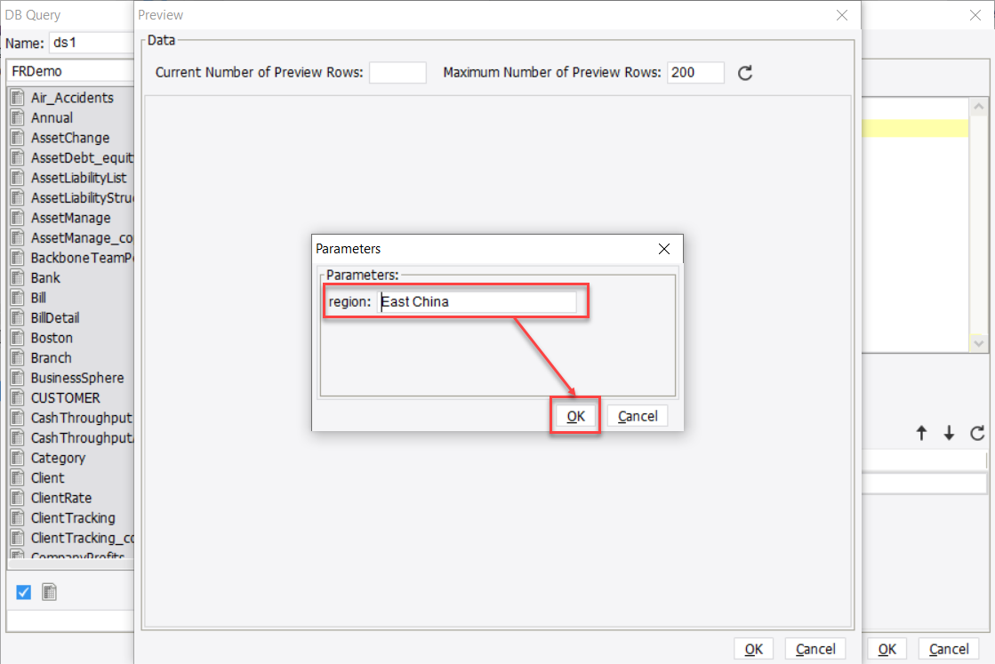 Dataset Parameter-FineReport Help Document