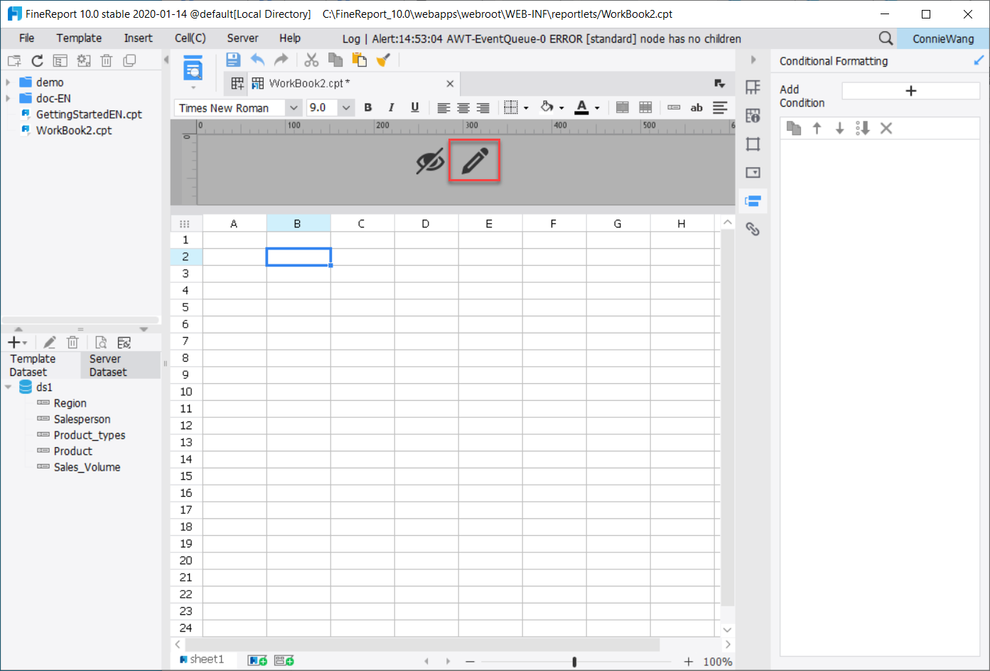 Dataset Parameter-FineReport Help Document