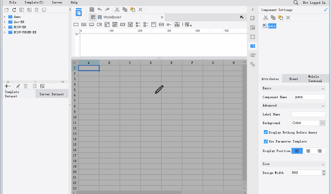 Checkbox Group Widget-FineReport Help Document