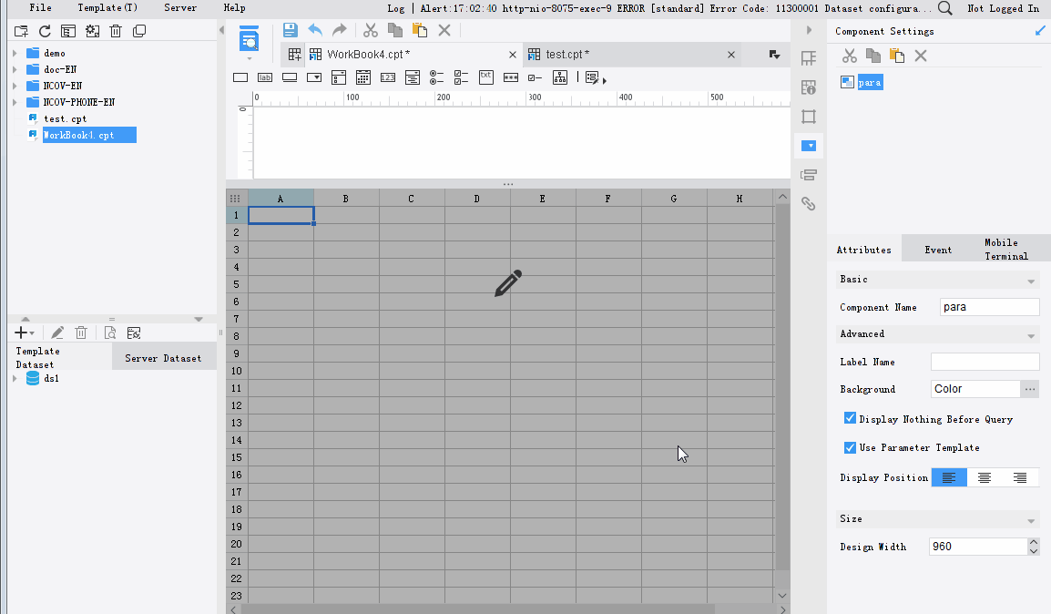 Drop-down Checkbox Widget-FineReport Help Document