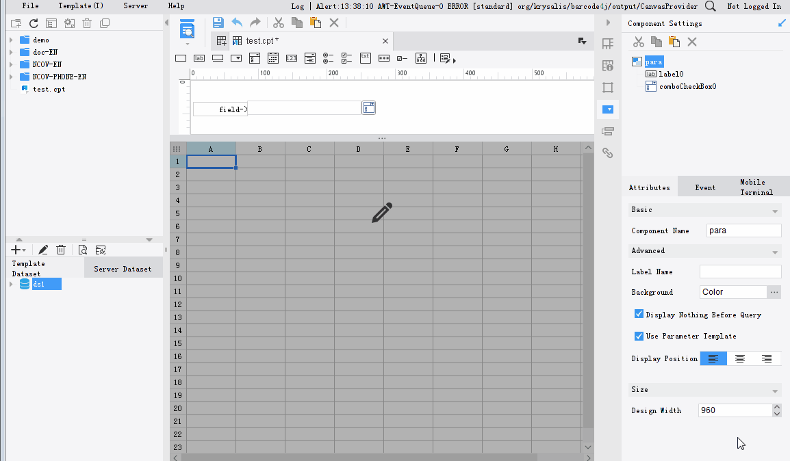 Drop-down Checkbox Widget-FineReport Help Document