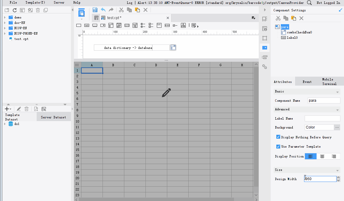 Drop-down Checkbox Widget-FineReport Help Document