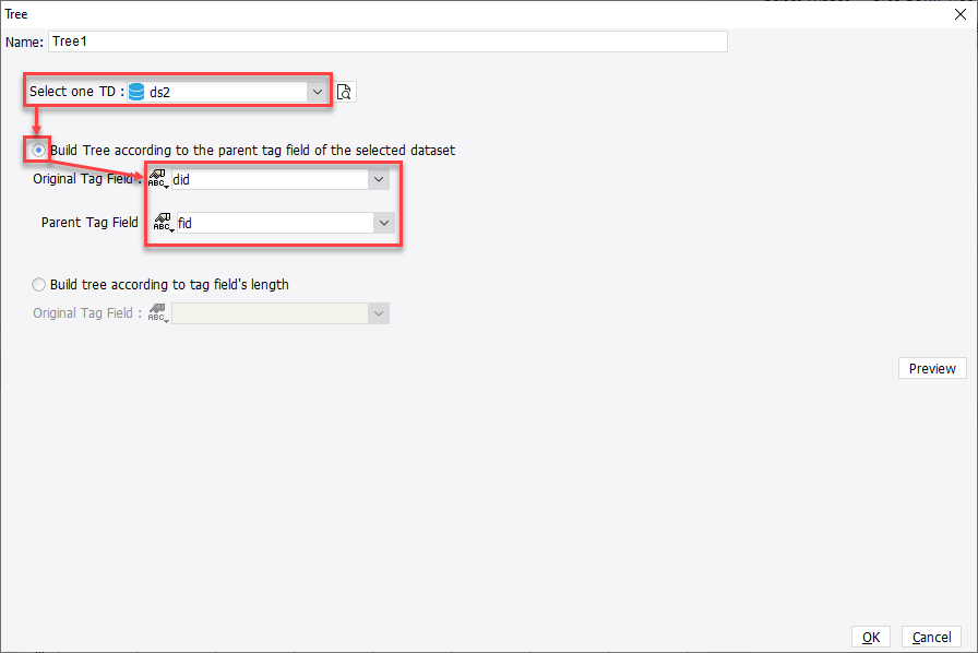 Build Drop-down Tree-FineReport Help Document