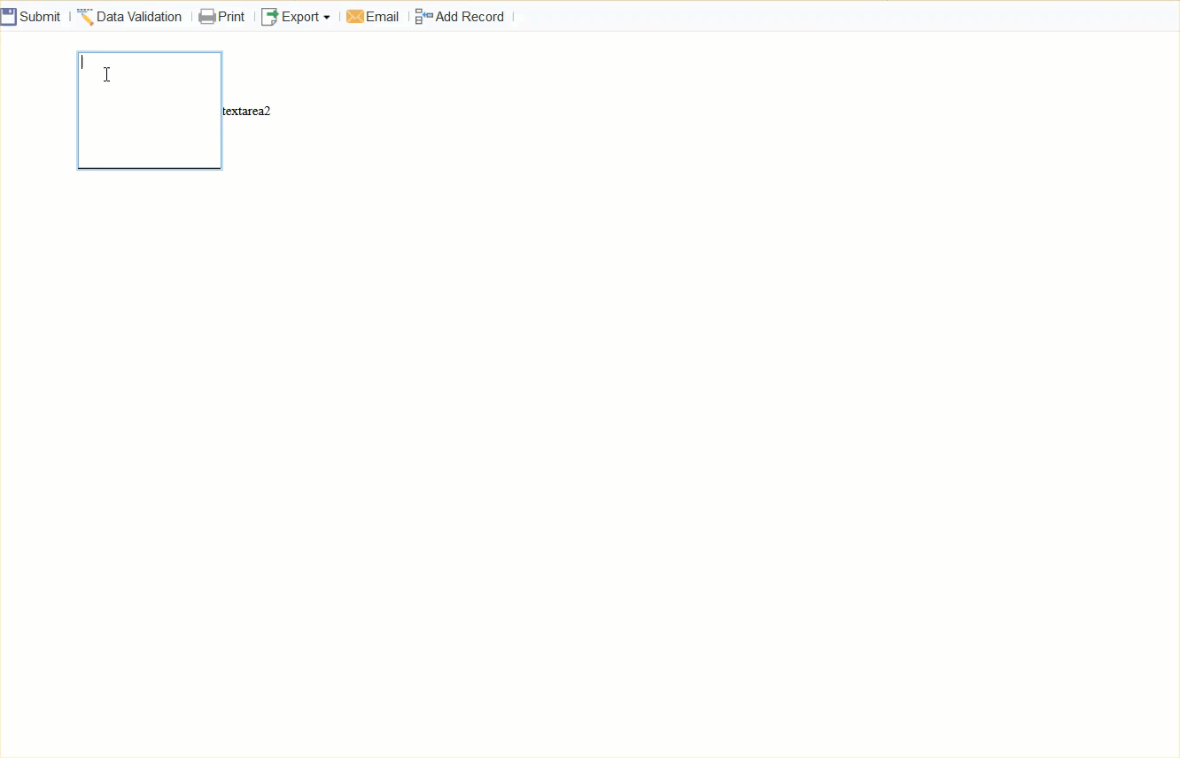 Report Text Area Widget-FineReport Help Document