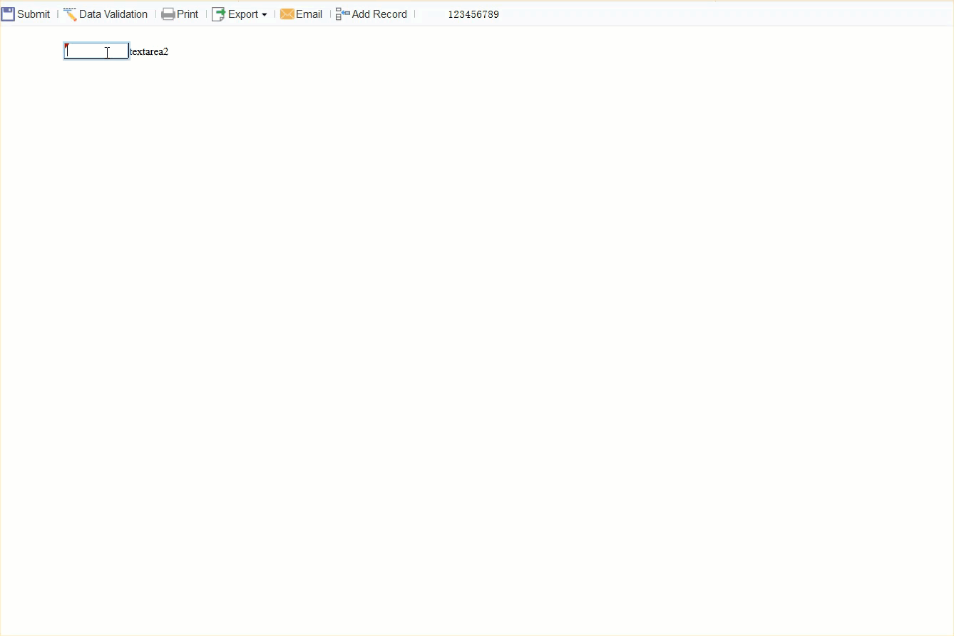 Report Text Area Widget-FineReport Help Document