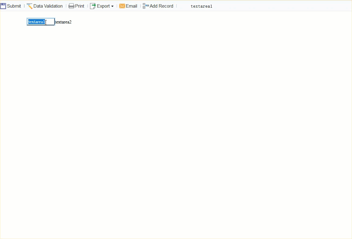 Report Text Area Widget-FineReport Help Document