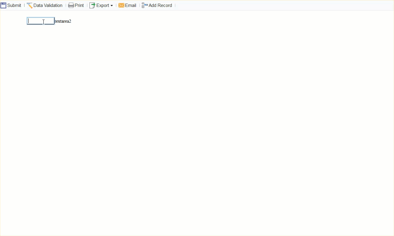 Report Text Area Widget-FineReport Help Document