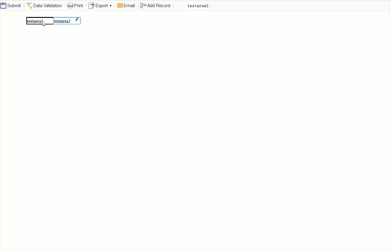 Report Text Area Widget-FineReport Help Document