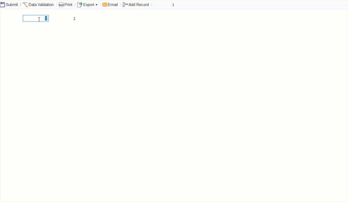 Report Number Widget-FineReport Help Document