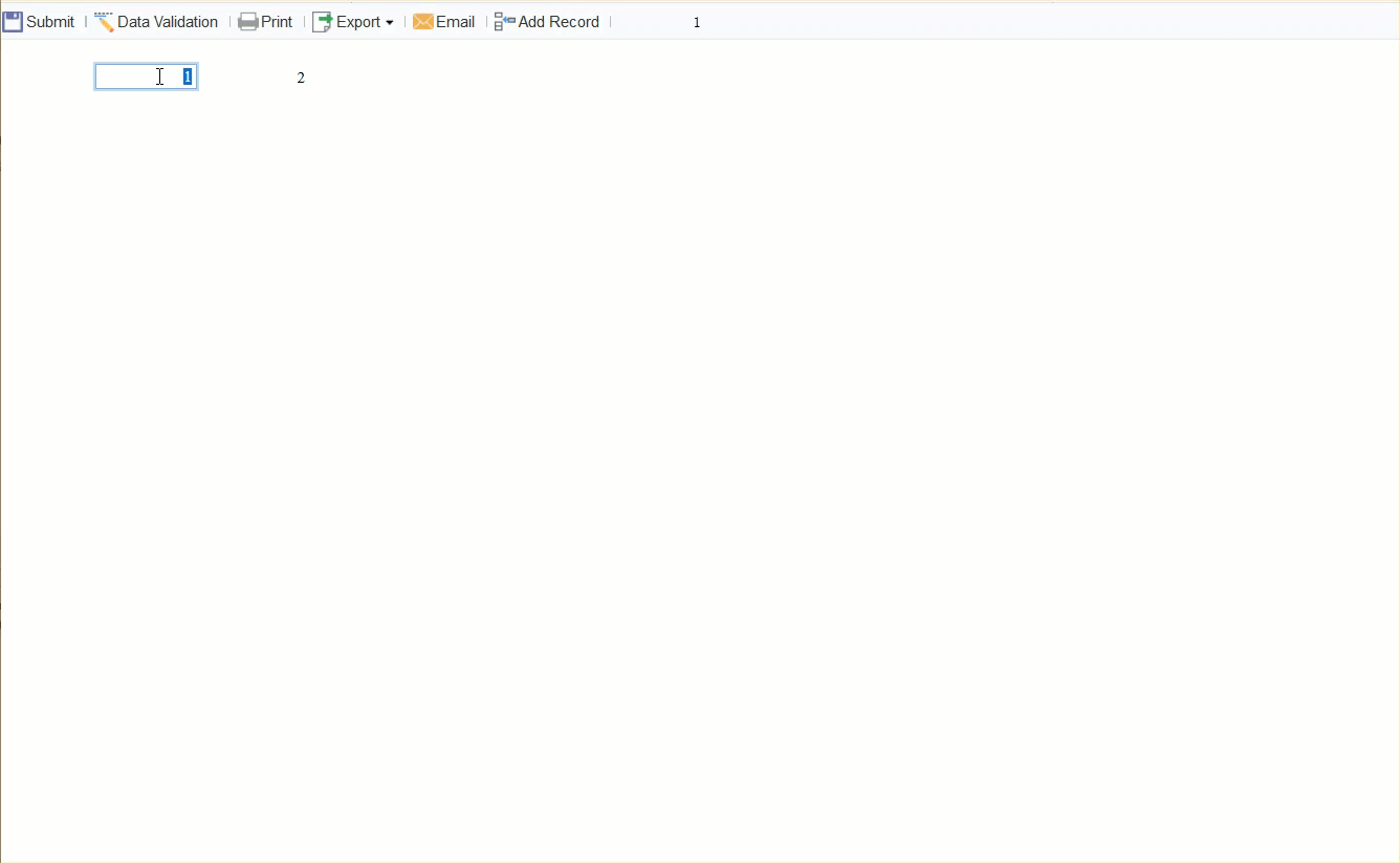 Report Number Widget-FineReport Help Document