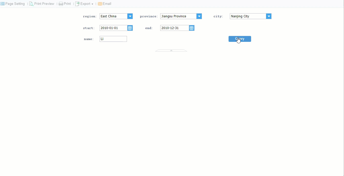 Common Parameter Application-FineReport Help Document