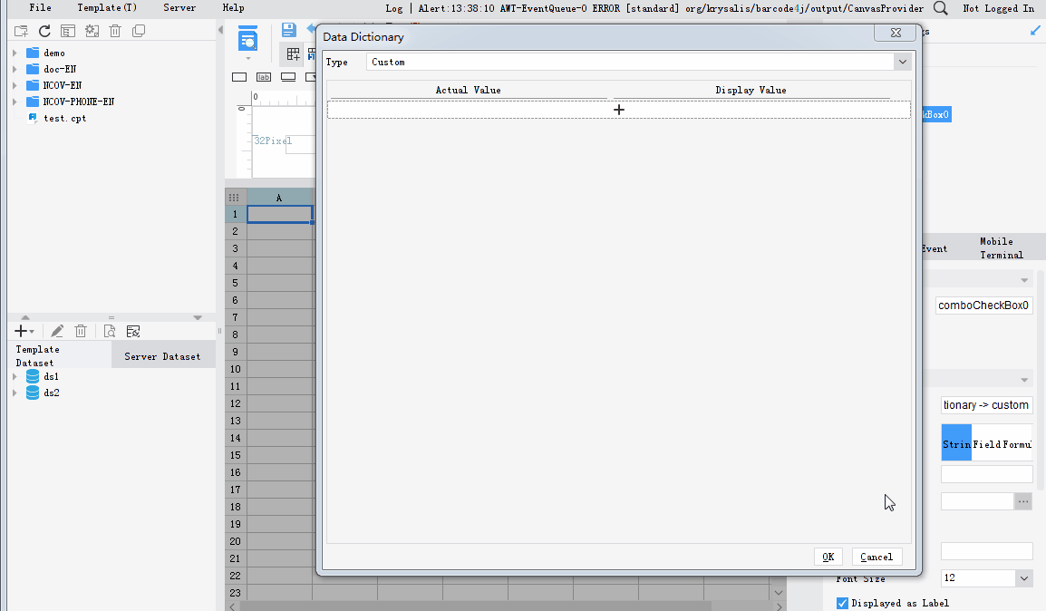 Report Drop-down Checkbox Widget-FineReport Help Document