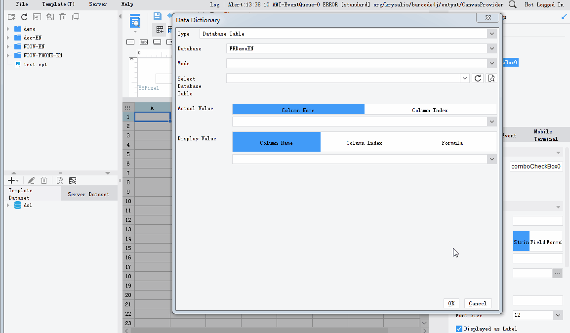 Report Drop-down Checkbox Widget-FineReport Help Document
