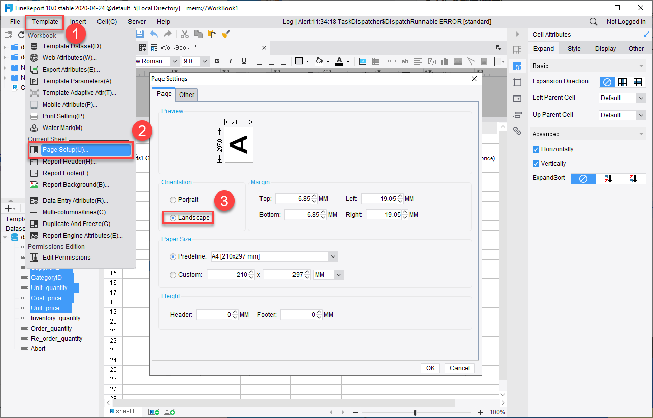 Row-based Data Entry-FineReport Help Document