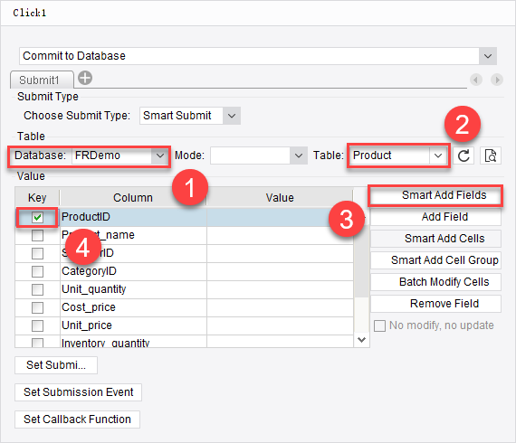Row-based Data Entry-FineReport Help Document