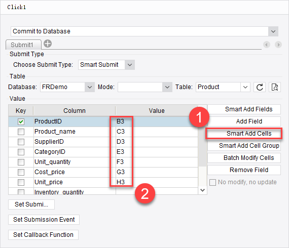 Row-based Data Entry-FineReport Help Document