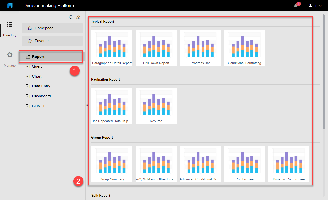 Platform Theme-FineReport Help Document