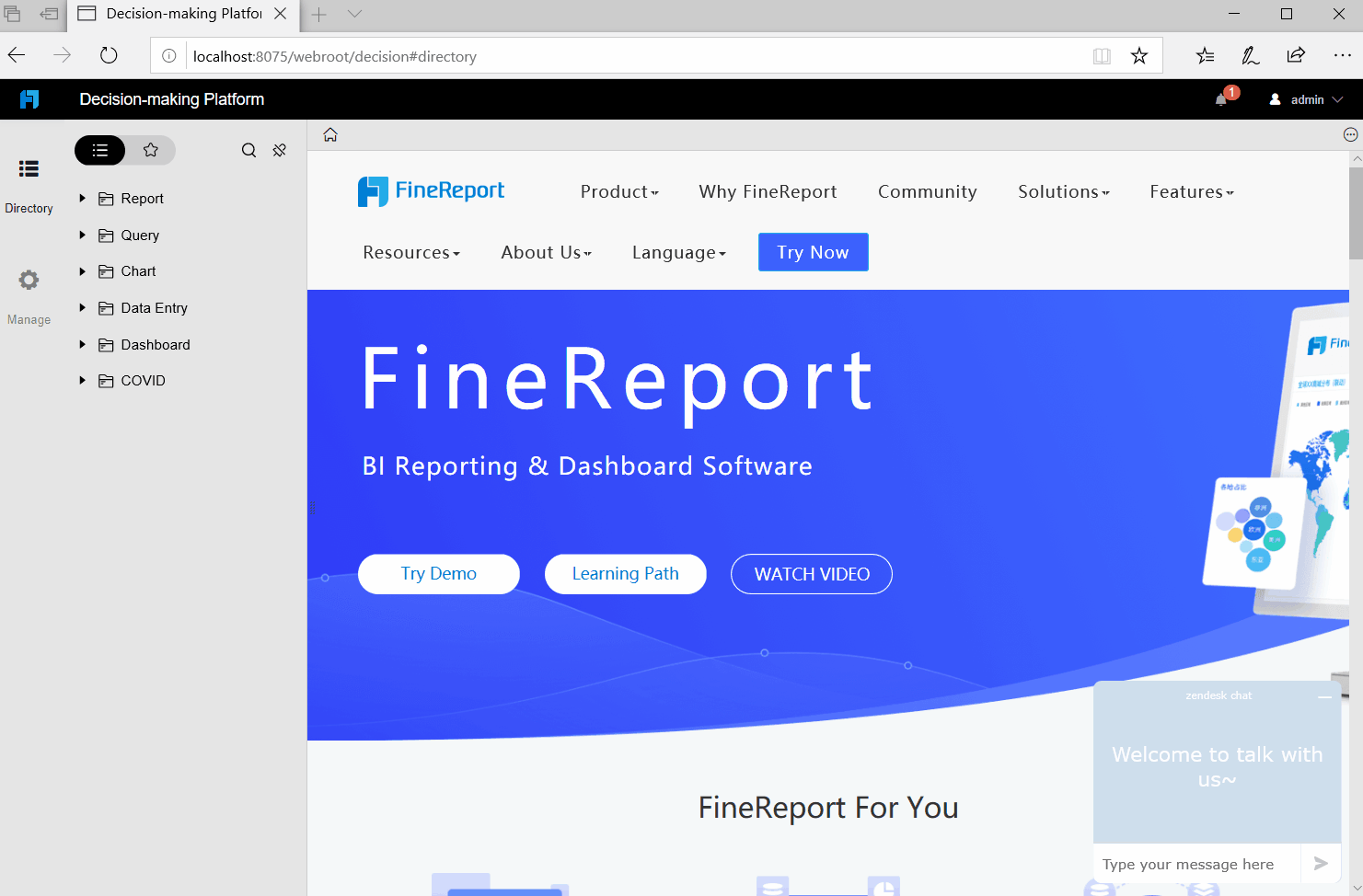 Custom Pictures-FineReport Help Document