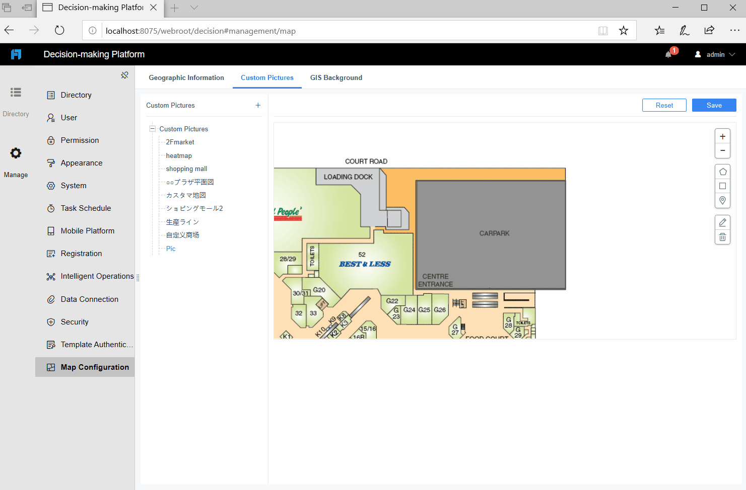 Custom Pictures-FineReport Help Document