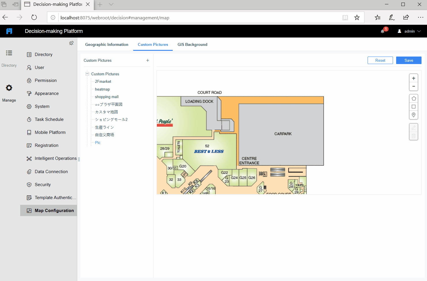 Custom Pictures-FineReport Help Document