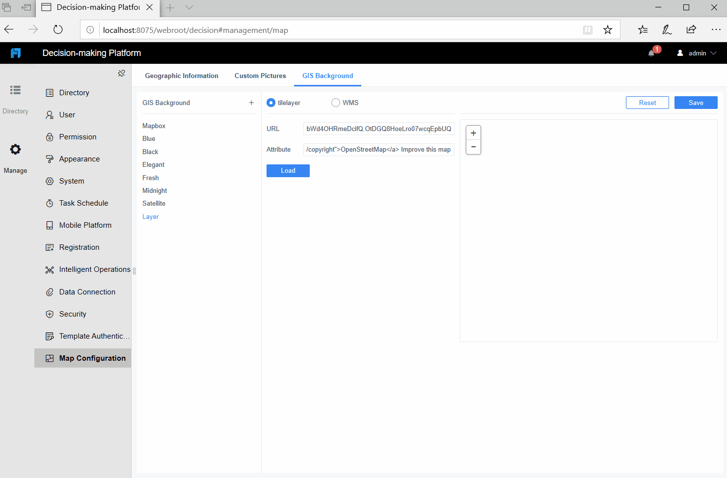 GIS Background/Layer-FineReport Help Document