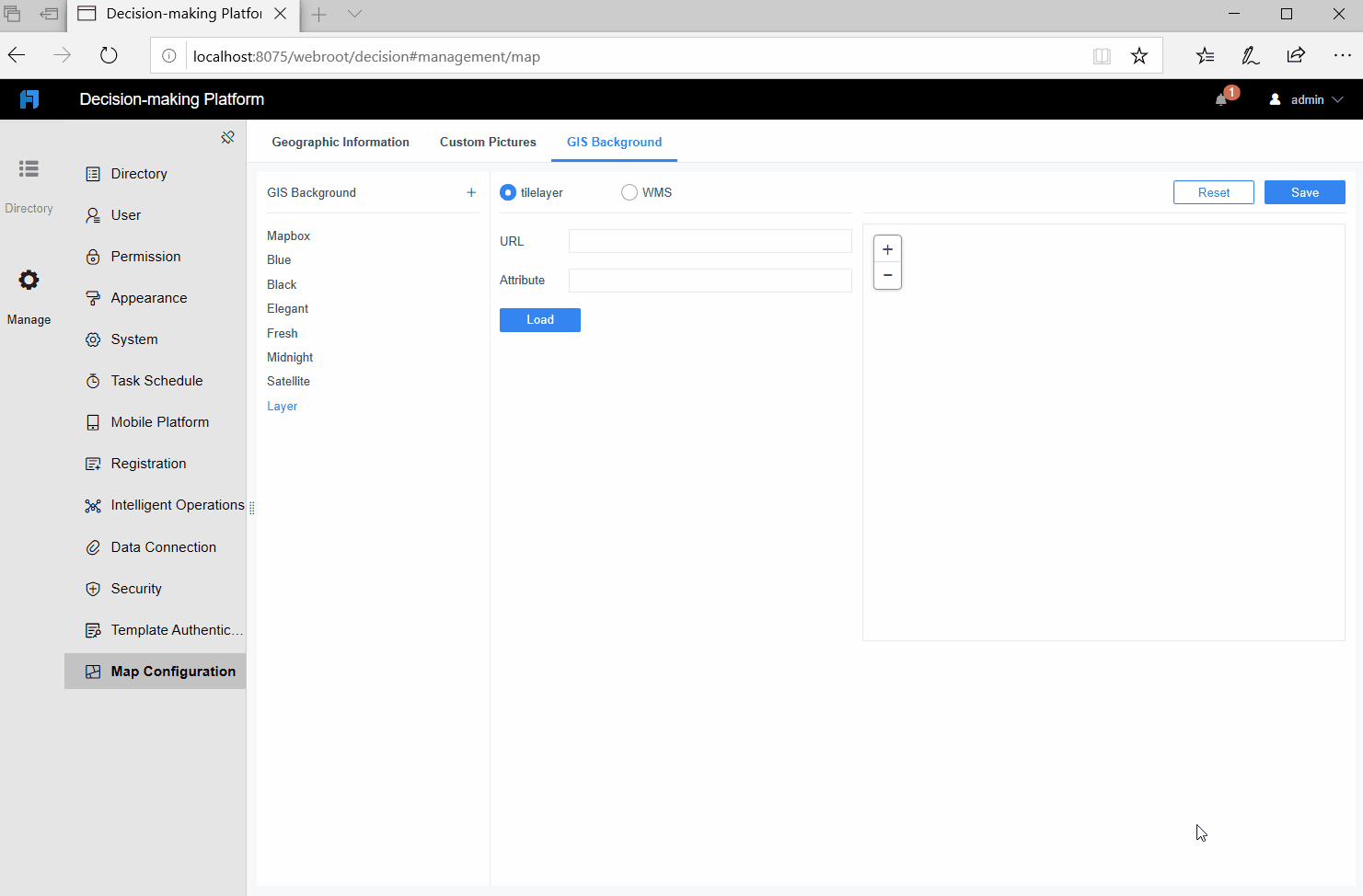 GIS Background/Layer-FineReport Help Document