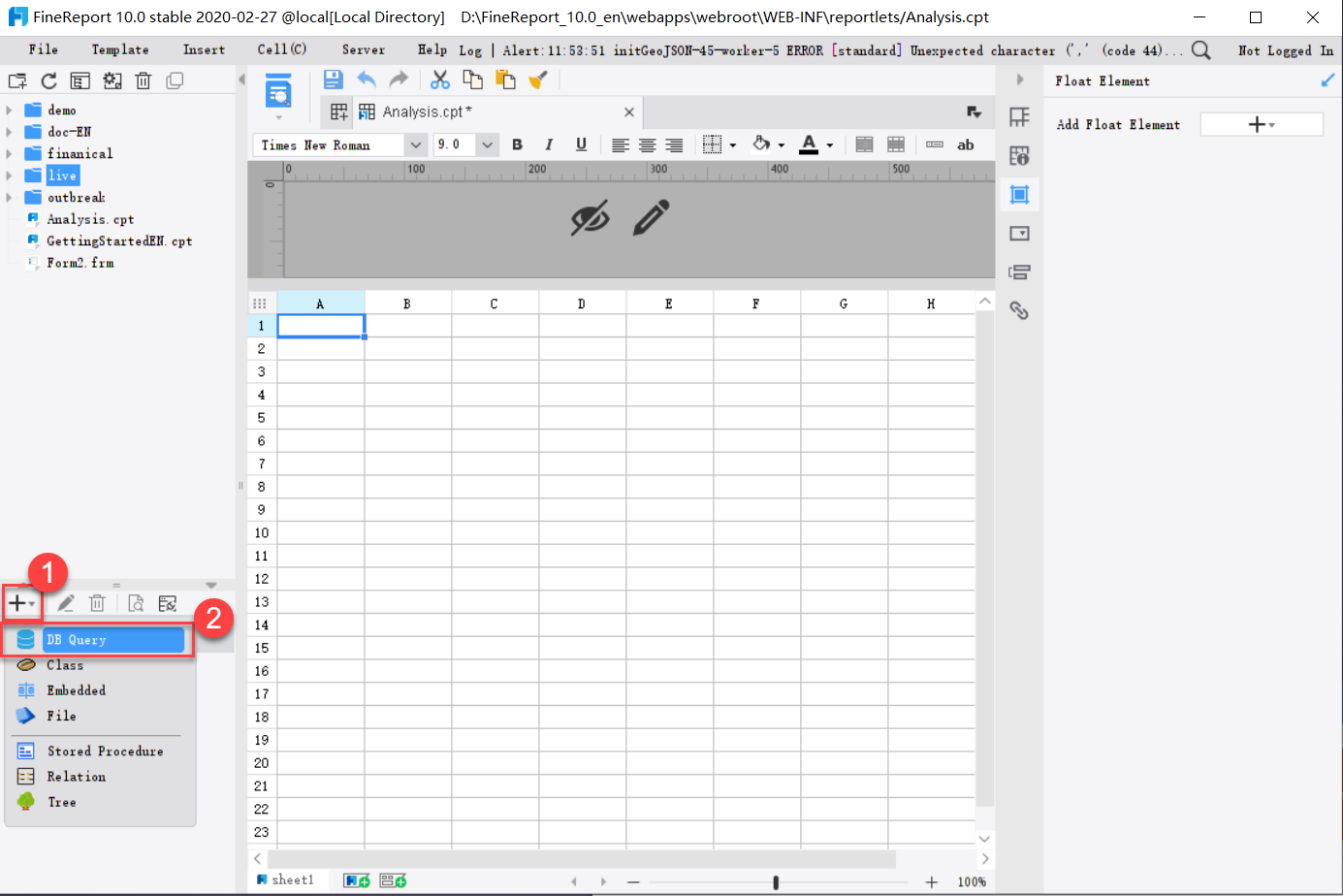 Detailed Report-FineReport Help Document