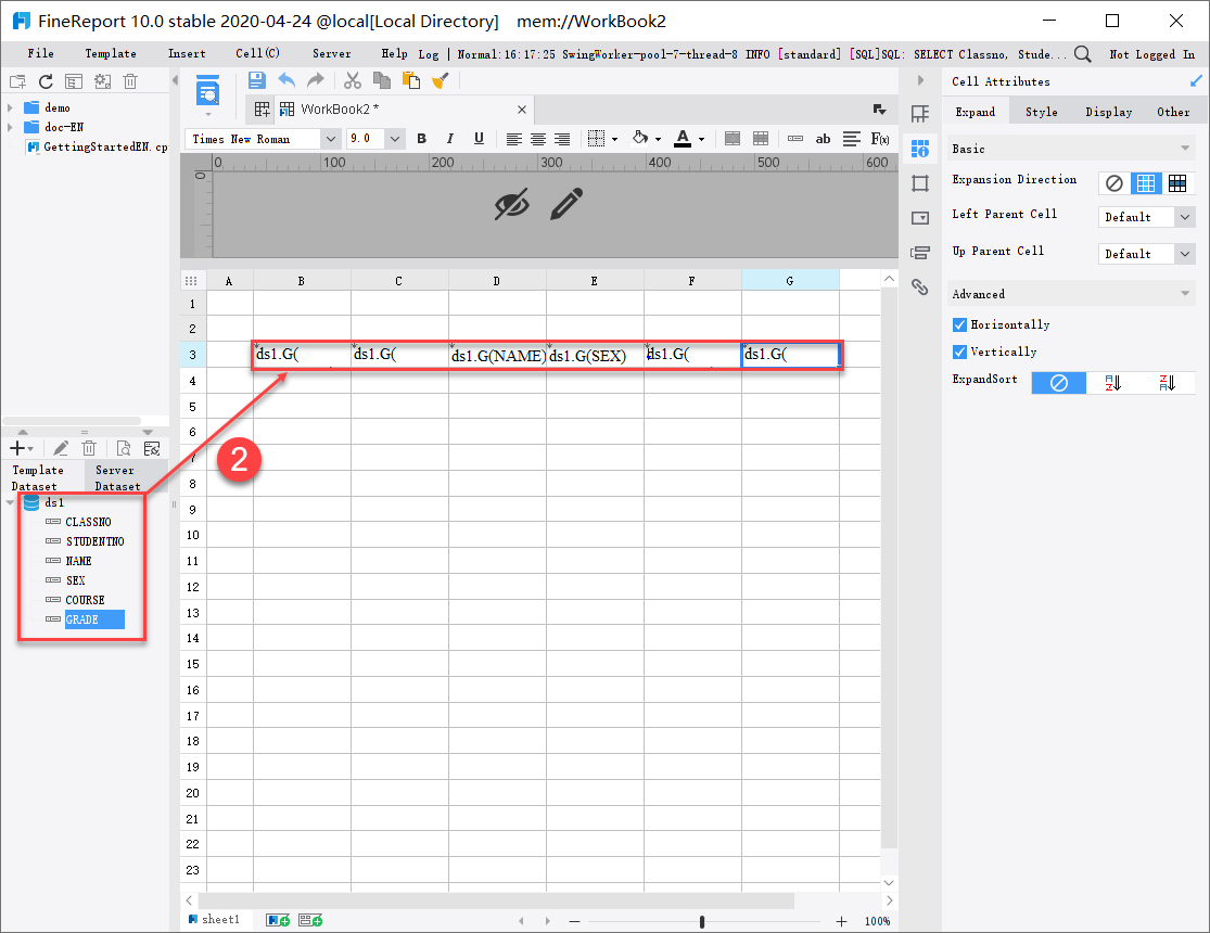 Adjacent Continuous Groups-FineReport Help Document