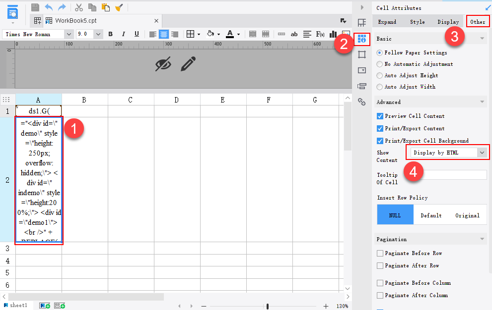 JS Marquee-like Content Scrolling-FineReport Help Document