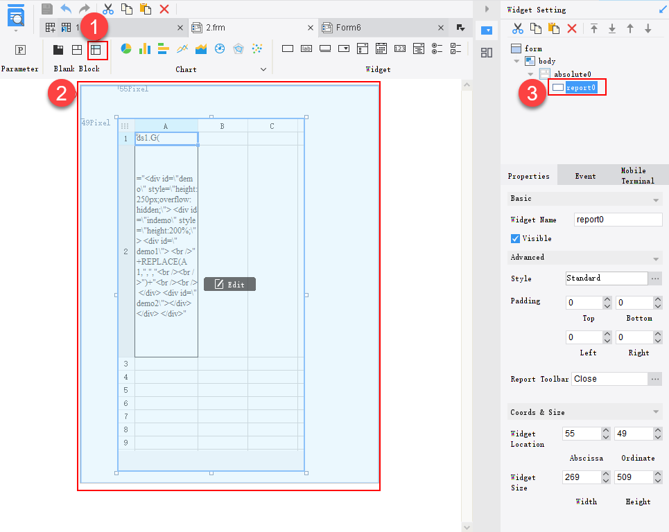 JS Marquee-like Content Scrolling-FineReport Help Document
