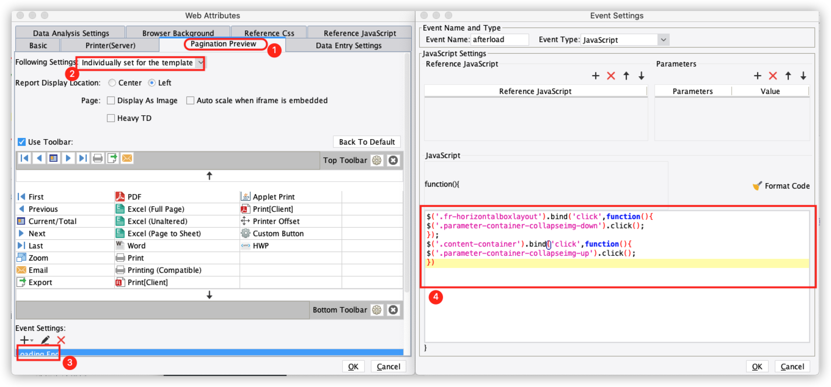 JS Control the Expanding and Folding of Parameter Pane-FineReport Help ...