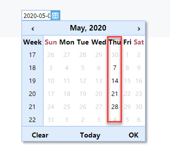 JS Selectable Range of Control Dates-FineReport Help Document