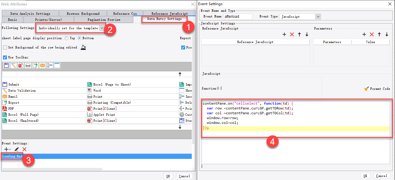 JS Set Values for Expanded Cells-FineReport Help Document