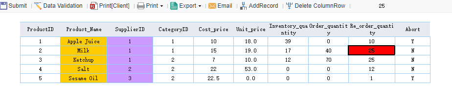 JS Change the Background Color of the Selected Cell-FineReport Help ...