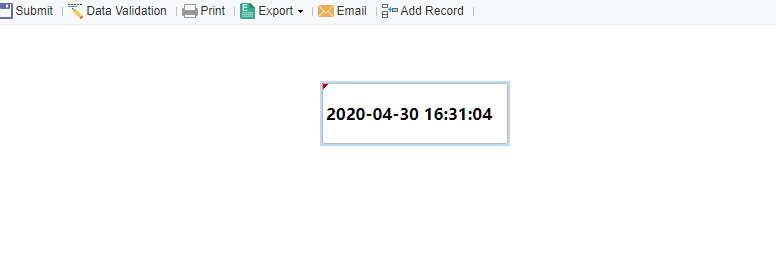 JS Dynamically Display Current Time-FineReport Help Document