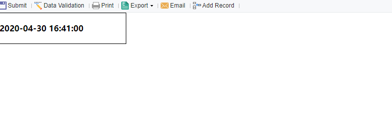 JS Dynamically Display Current Time-FineReport Help Document