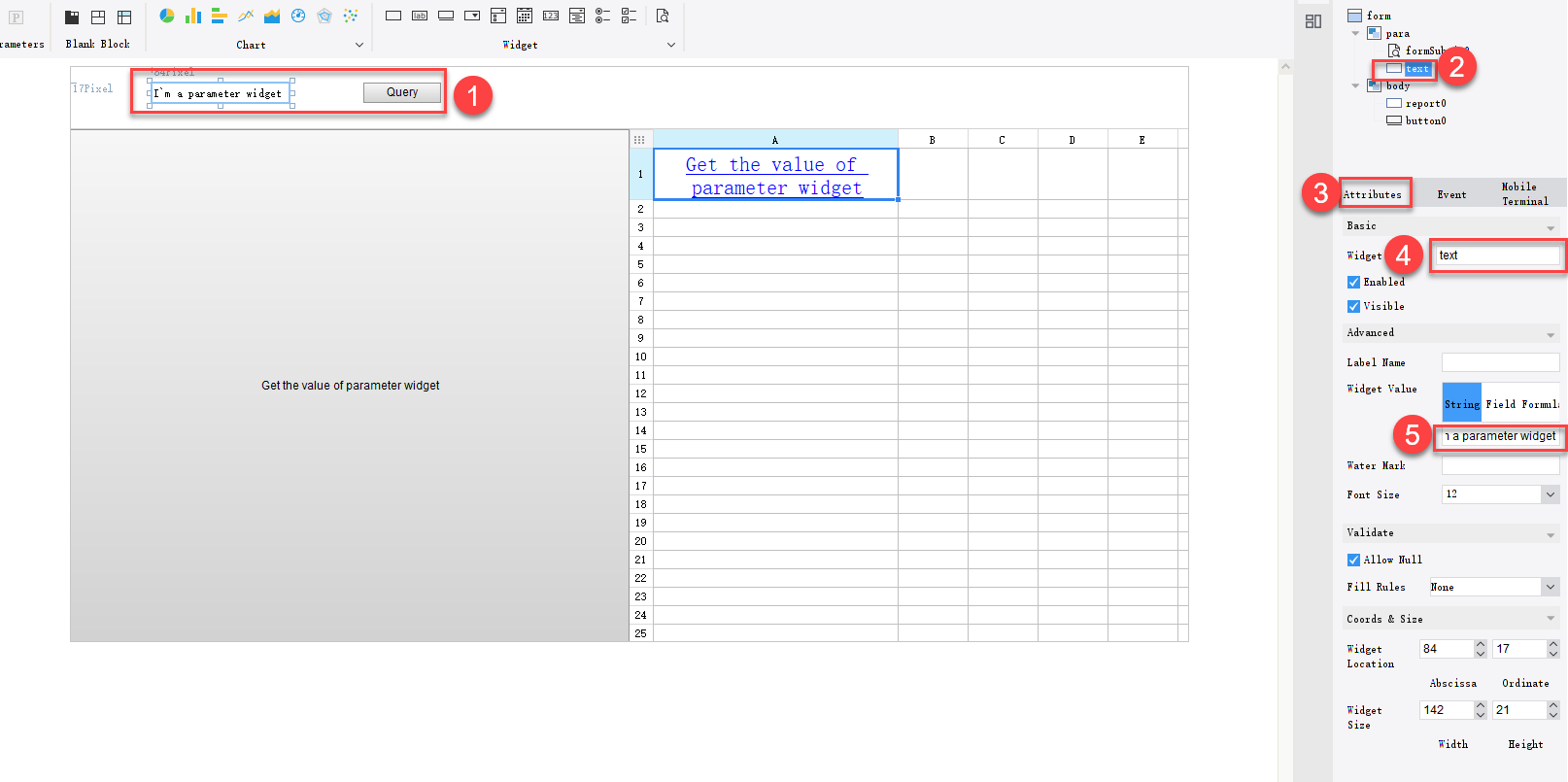 JS Get the Value of Parameter Widget-FineReport Help Document
