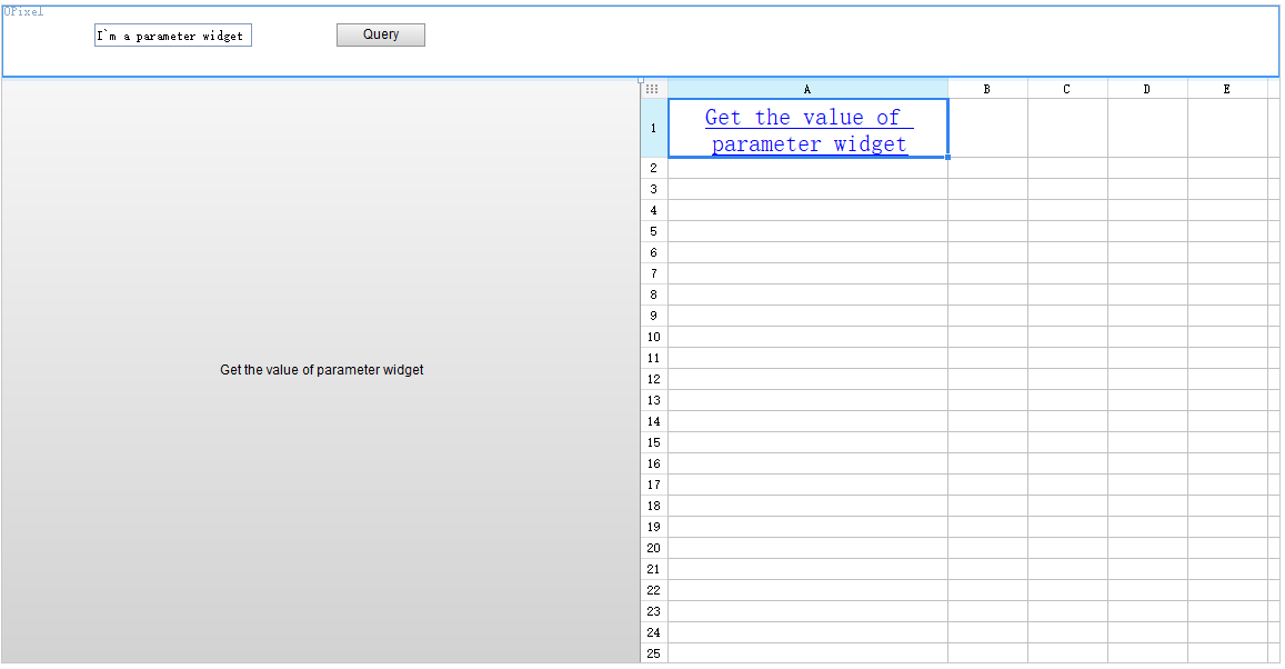 JS Get the Value of Parameter Widget-FineReport Help Document
