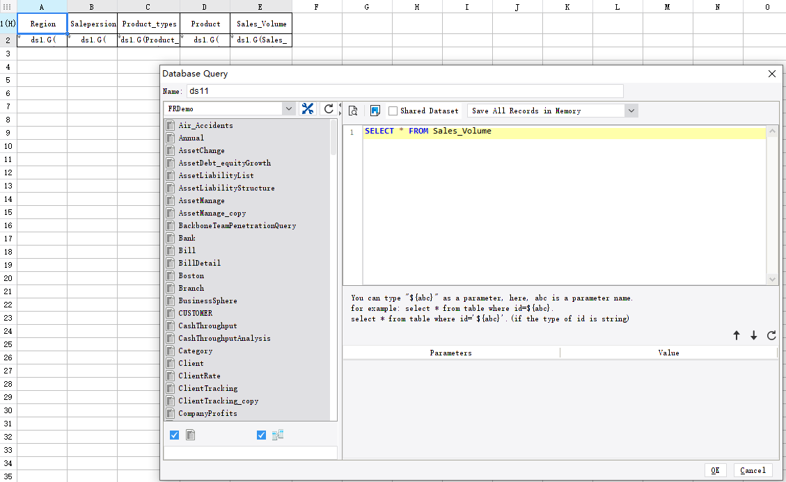 JS Hide the Scrollbar of Report Block-FineReport Help Document