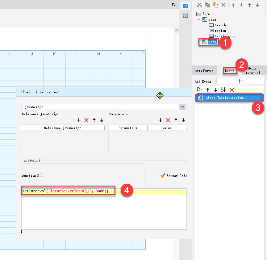 JS Auto Refresh of Dashboard-FineReport Help Document