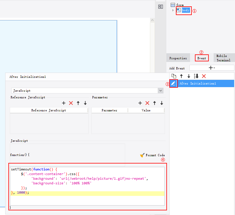 JS Set Dynamic Background and Dynamic Borders-FineReport Help Document