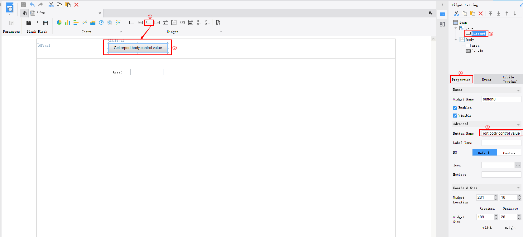 JS Get the Values from Report Widget in the Parameter Pane-FineReport Help Document