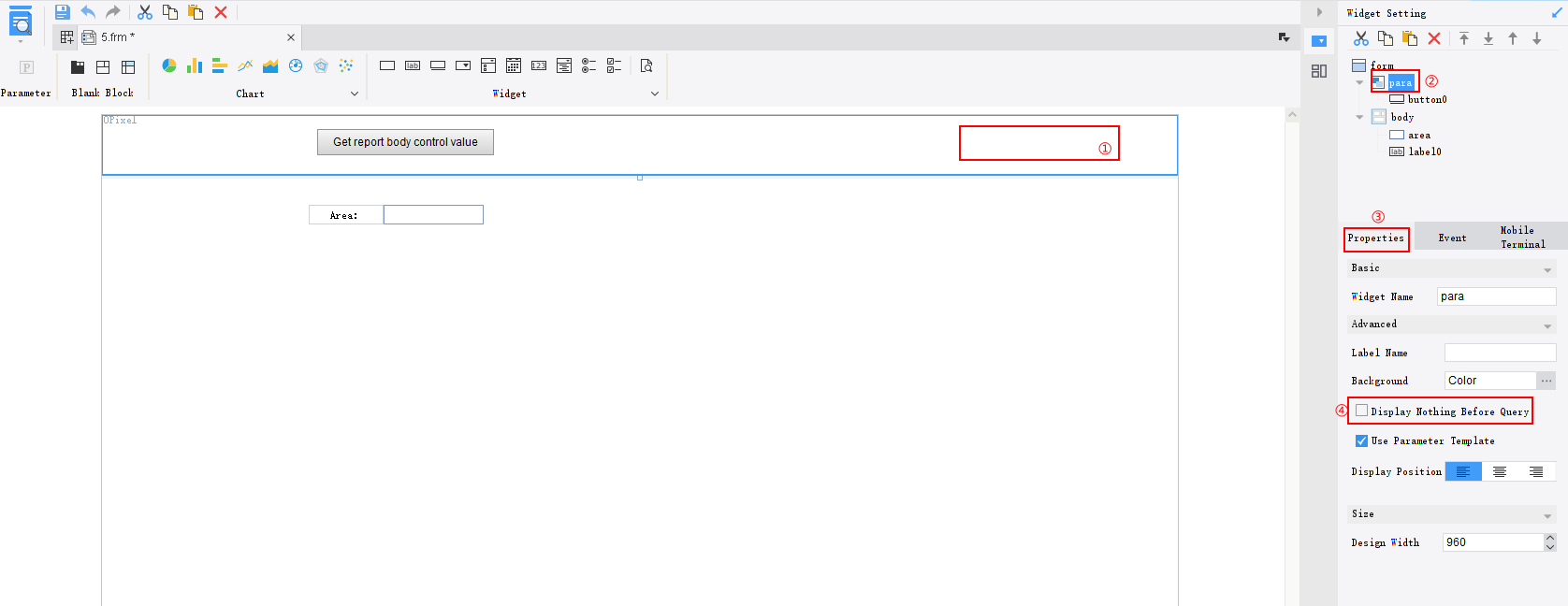 Js Get The Values From Report Widget In The Parameter Pane Finereport 2608