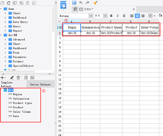 JS Realize the Effect of Marque in a Report Block-FineReport Help Document