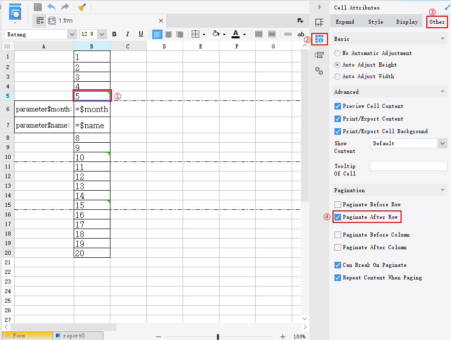 JS Pagination and Refresh of Report Blocks in Dashboards-FineReport Help Document