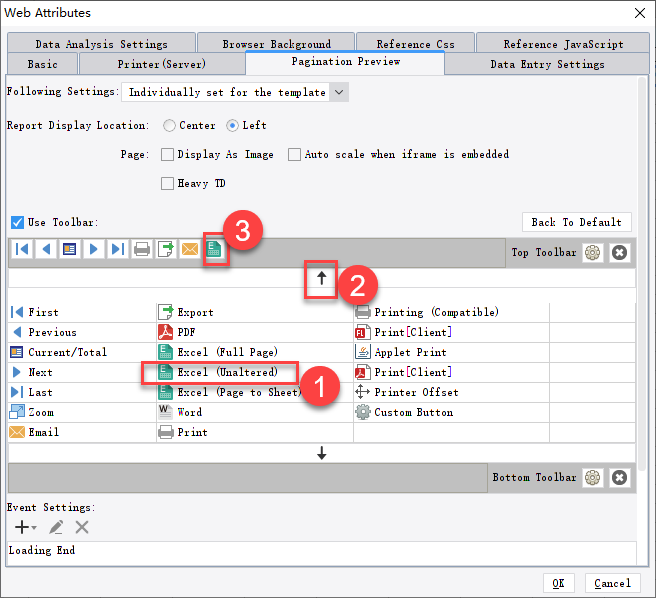 CSS Customize the Color of Toolbar Buttons-FineReport Help Document