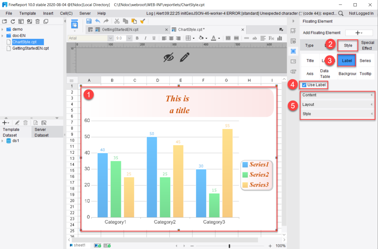 Chart Label-FineReport Help Document