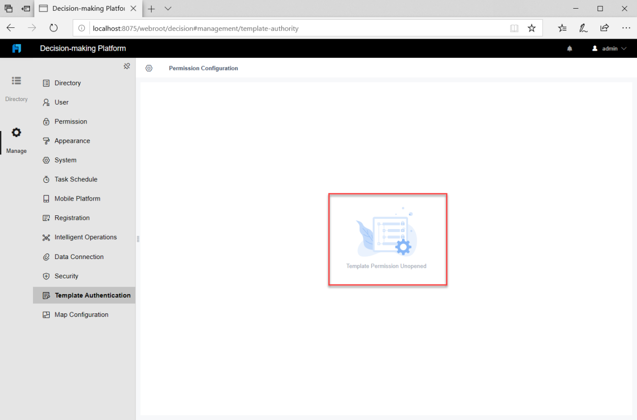 Template Authentication-FineReport Help Document