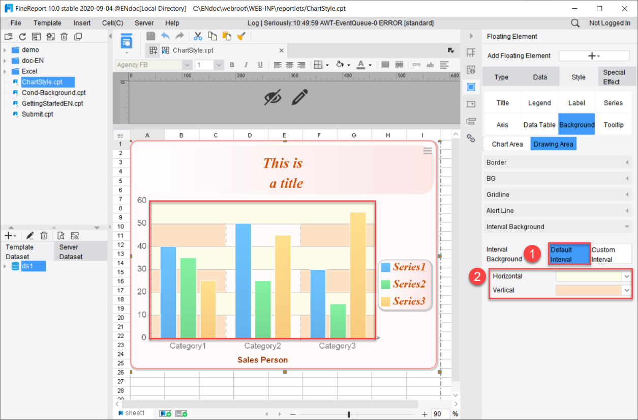 Chart Background-FineReport Help Document