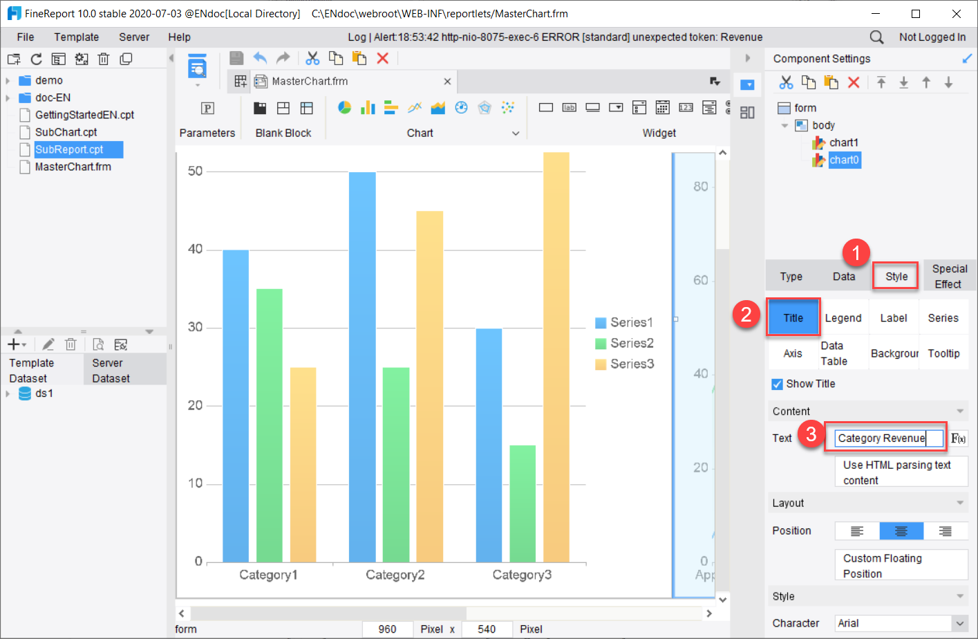Drill-down Chart-FineReport Help Document